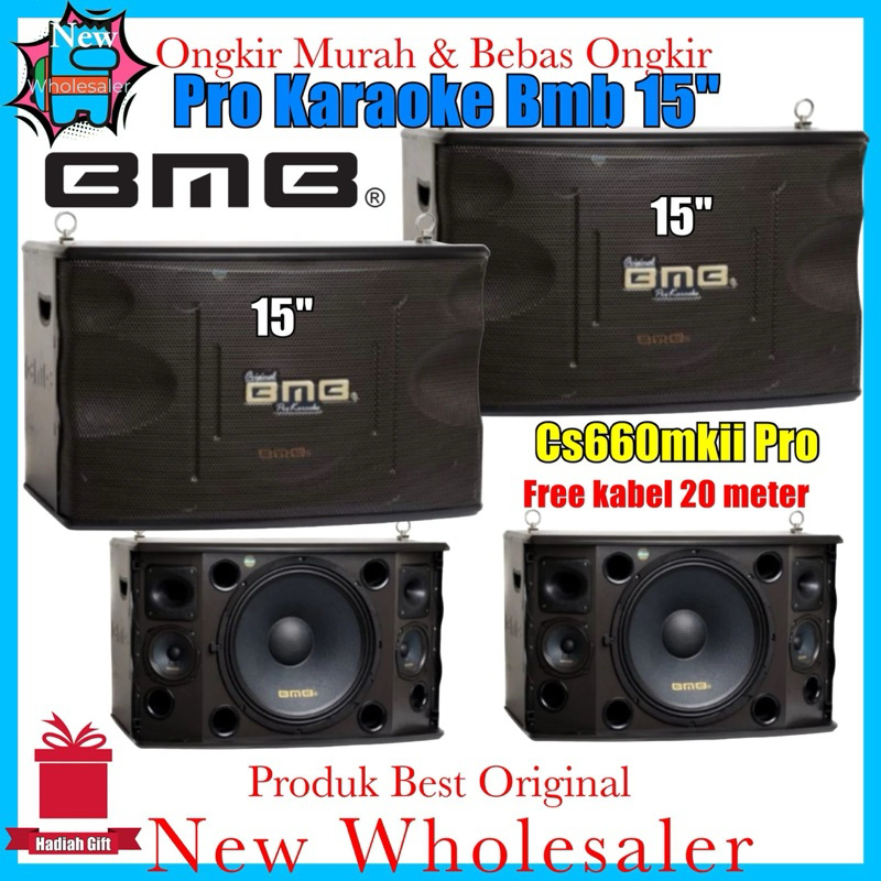 Jual Speaker Sound Bmb 15 inch Pro karaoke cs660mkiii Pro new original ...