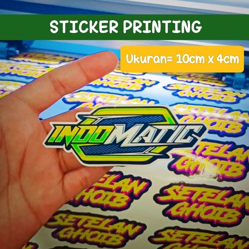 Jual sticker printing INDOMATIC | Shopee Indonesia