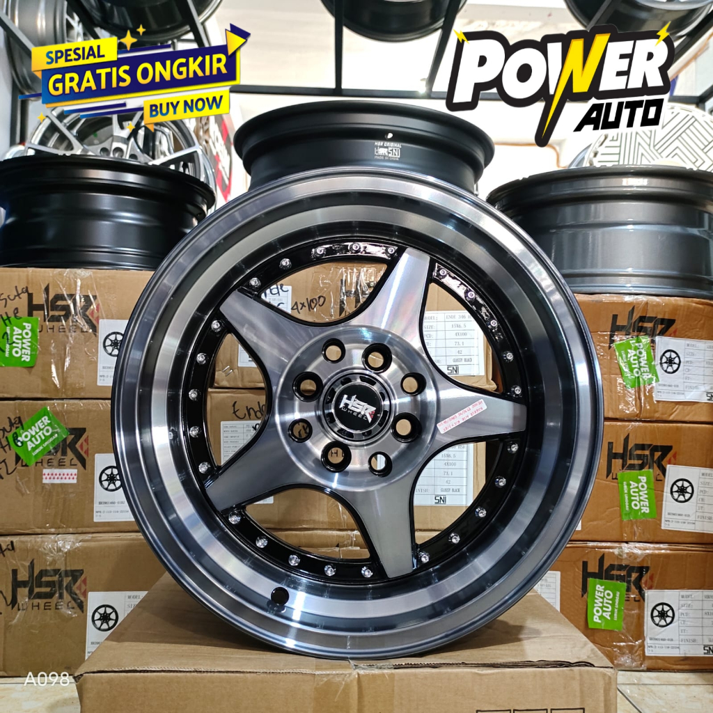 Jual velg hsr Celong ring 15 cocok untuk mobil Jazz Yaris Agya | Shopee Indonesia