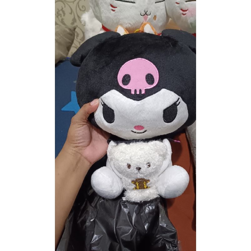 Jual kuromi bawa tedy/ boneka kuromi bawa tedy/ kuromi original sanrio ...