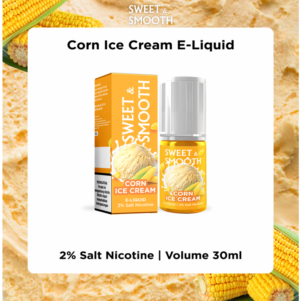 Jual Sweet and Smooth Liquid Corn Ice Cream 15ML 30ML 20MG Salt Nic ...