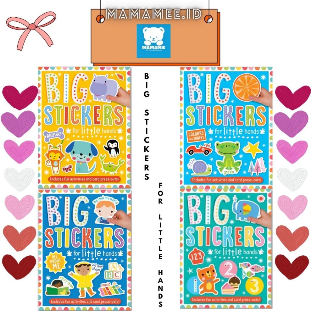 Jual [MAMAME] Make Believe// Big Stickers for Little Hands // Sticker ...