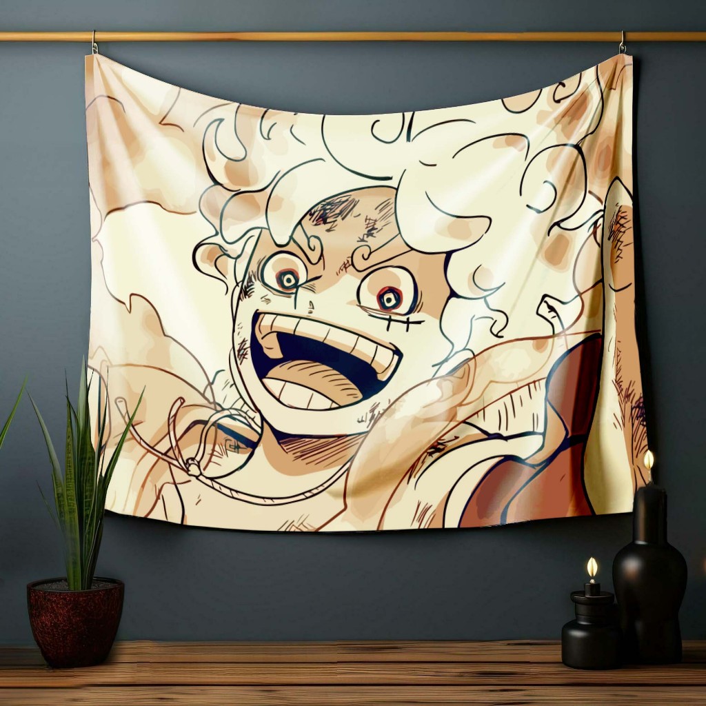 Jual Bendera Mugiwara Luffy One Piece Gear 5 Nika Wall Decor Pajangan ...