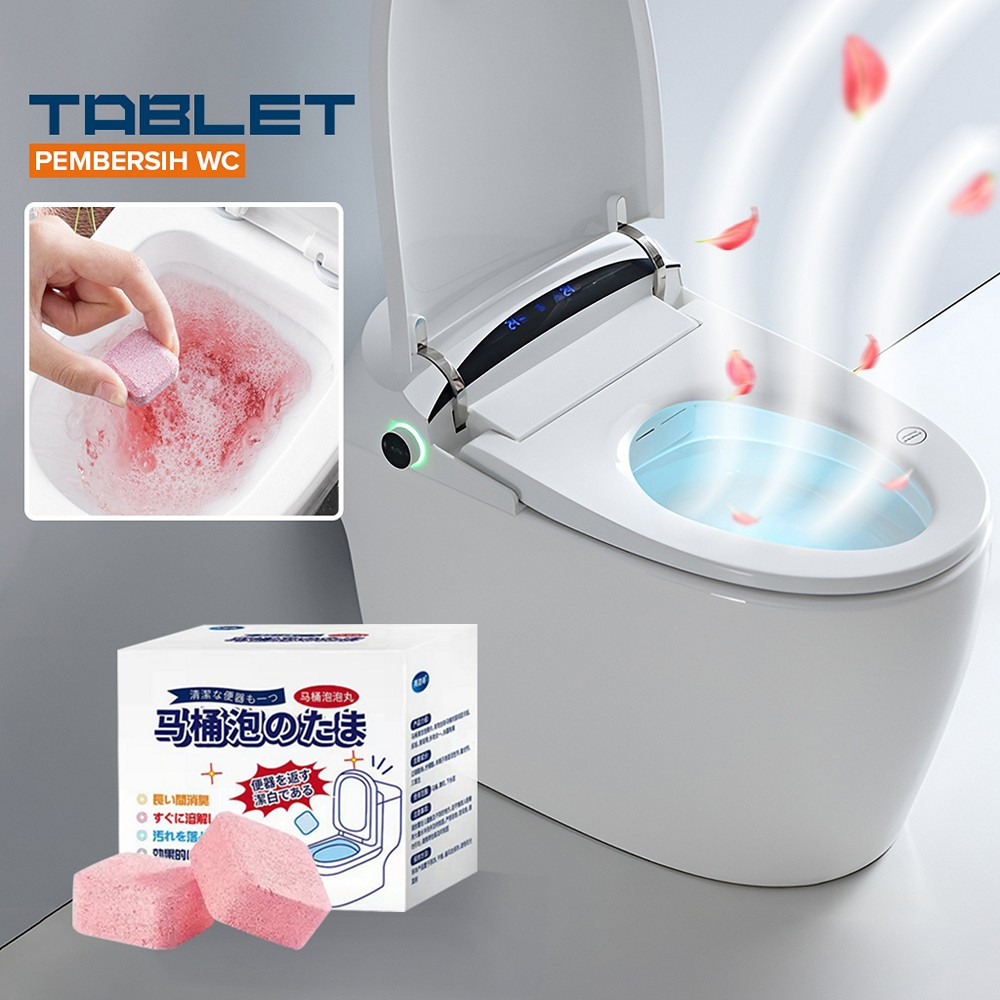 Jual Tablet Pembersih Toilet Serbaguna 1 Box Isi 12pcs Penyegar Pewangi ...