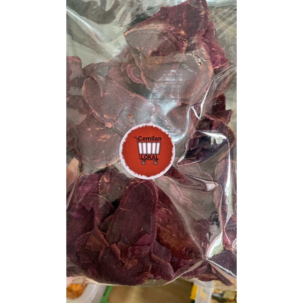 Jual Keripik ubi unggu krispy manis gurih renyah 200gr | Shopee Indonesia