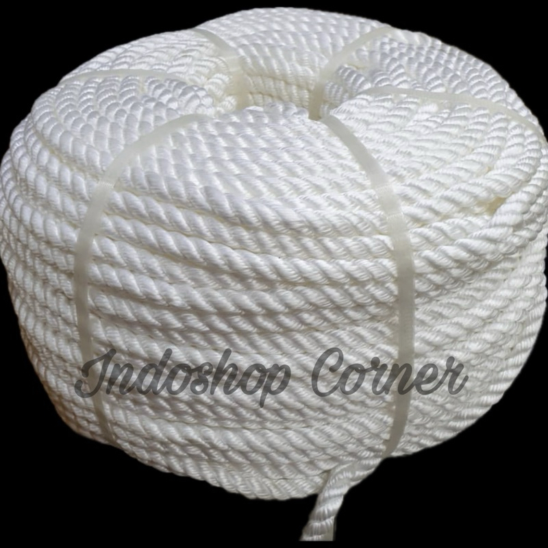 Jual TALI tiang bendera tambang nilon nylon 8 mili original halus dan ...