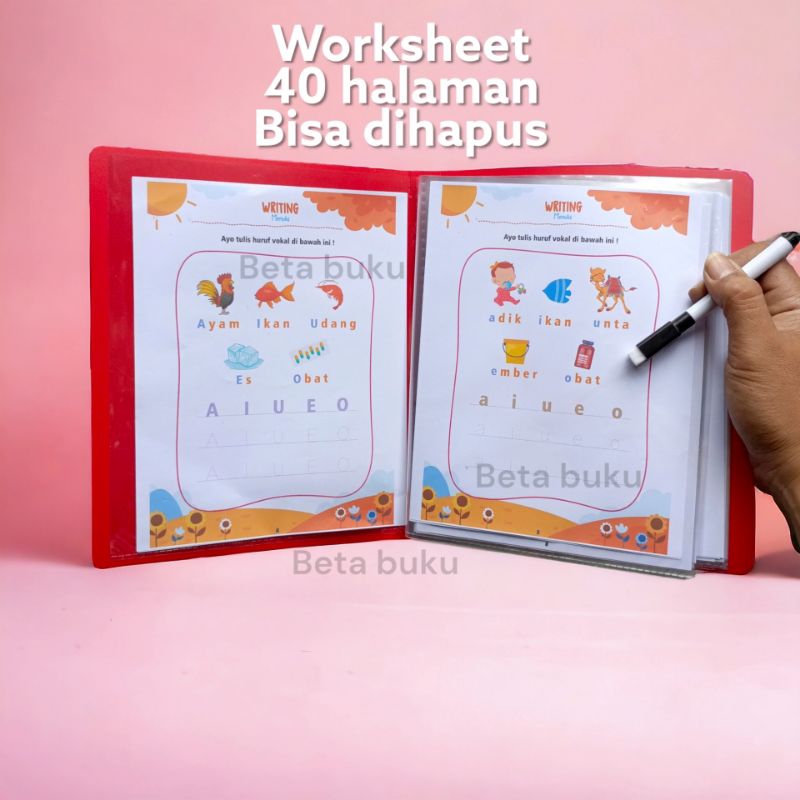 Jual WORKSHEET BUKU ANAK BUKU AKTIFITAS ANAK TK/PAUD BUKU EDUKASI ...