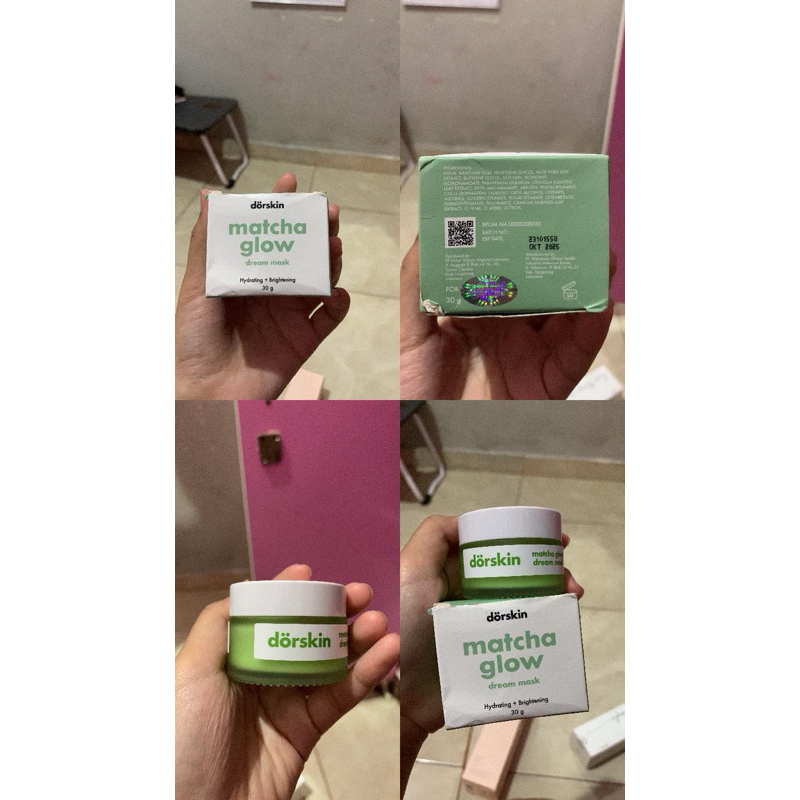 Jual Dorskin matcha glow dream mask 30gr | Shopee Indonesia