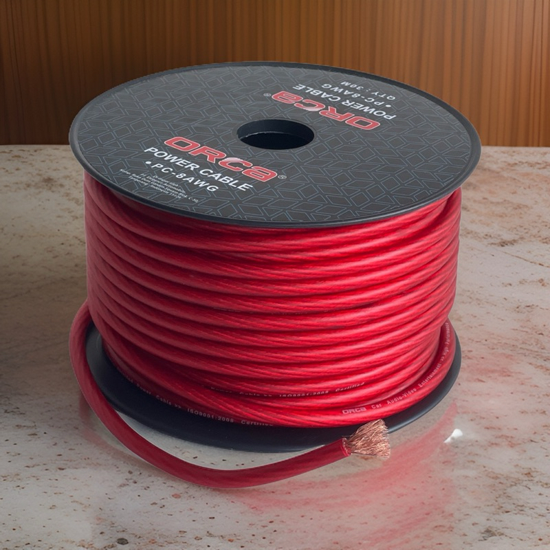 Jual Kabel audio mobil 8 AWG Orca 1 Roll Berkualitas Power Cable 30m ...