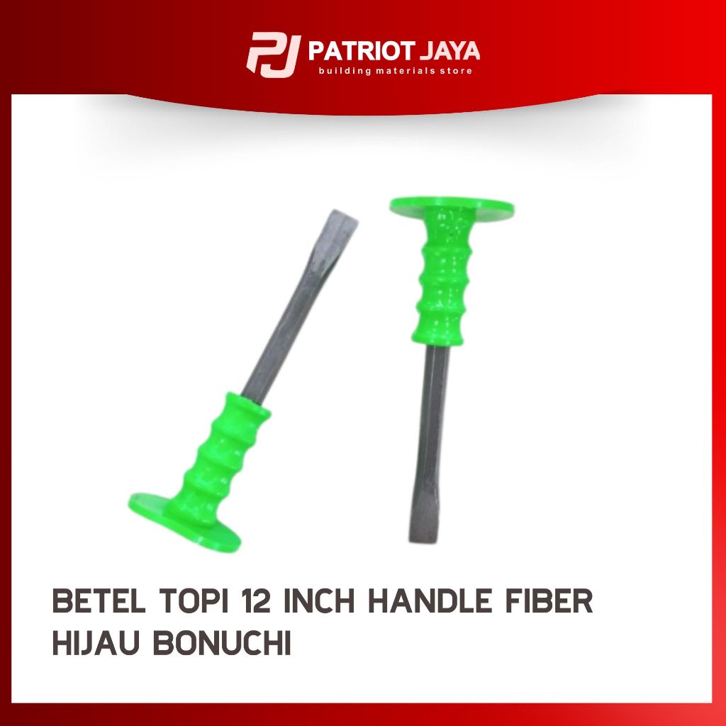 Jual Betel Topi 12" Handle Fiber Hijau Bonuchi | Shopee Indonesia