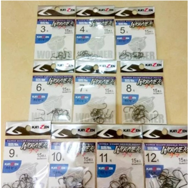 Jual Mata Kail Pancing Kaizen Wormer | Shopee Indonesia