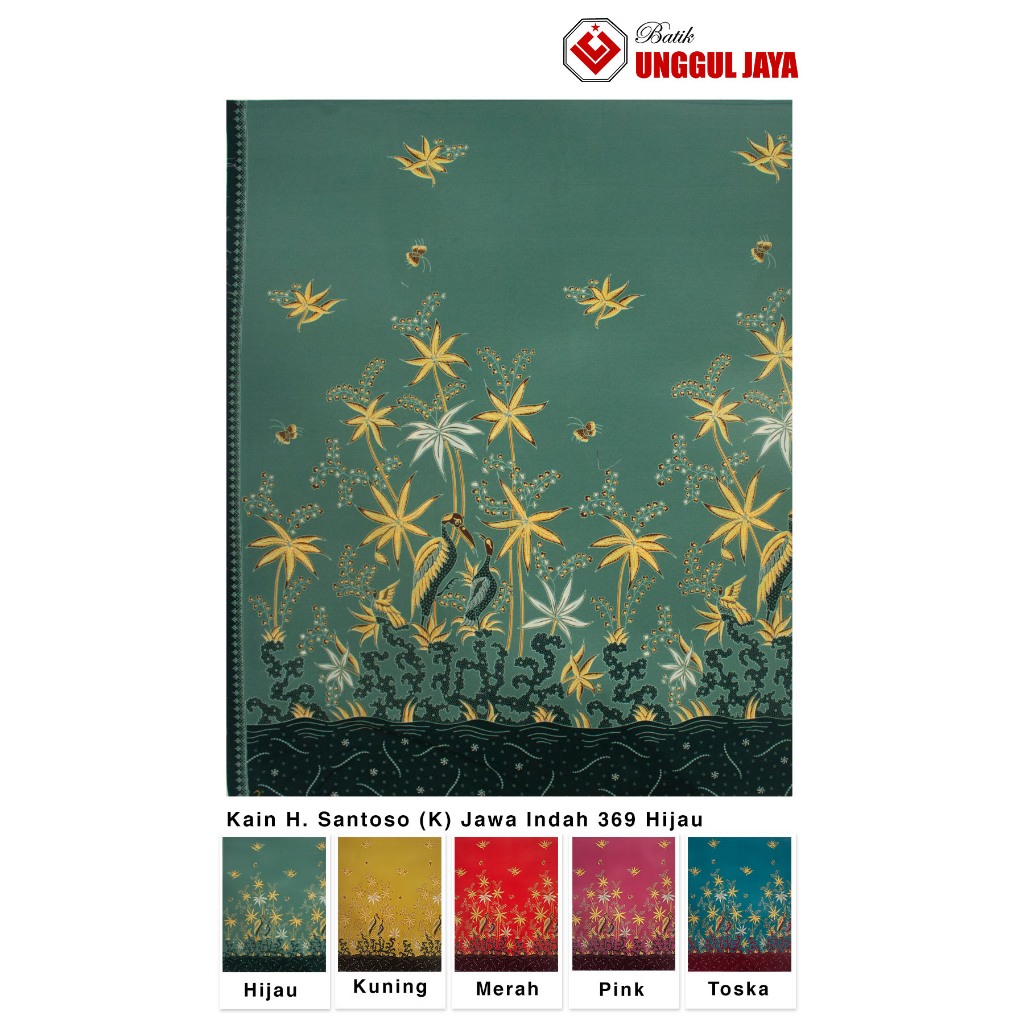 Jual Kain Batik Unggul Jaya - Putri Jelita - Jawa Indah 369 - Motif dan ...
