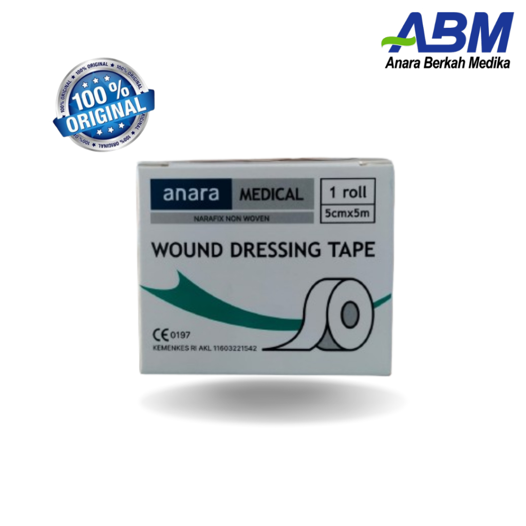 Jual ANARA - Narafix Non-Woven Wound Dressing Tape (Plester Penutup ...