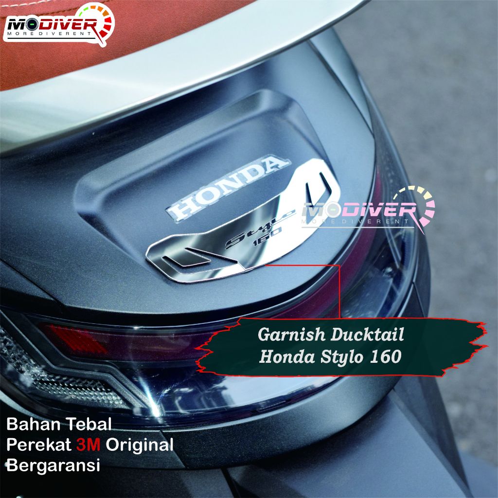 Jual HONDA STYLO 160 - Aksesoris Garnish Ducktail | Shopee Indonesia