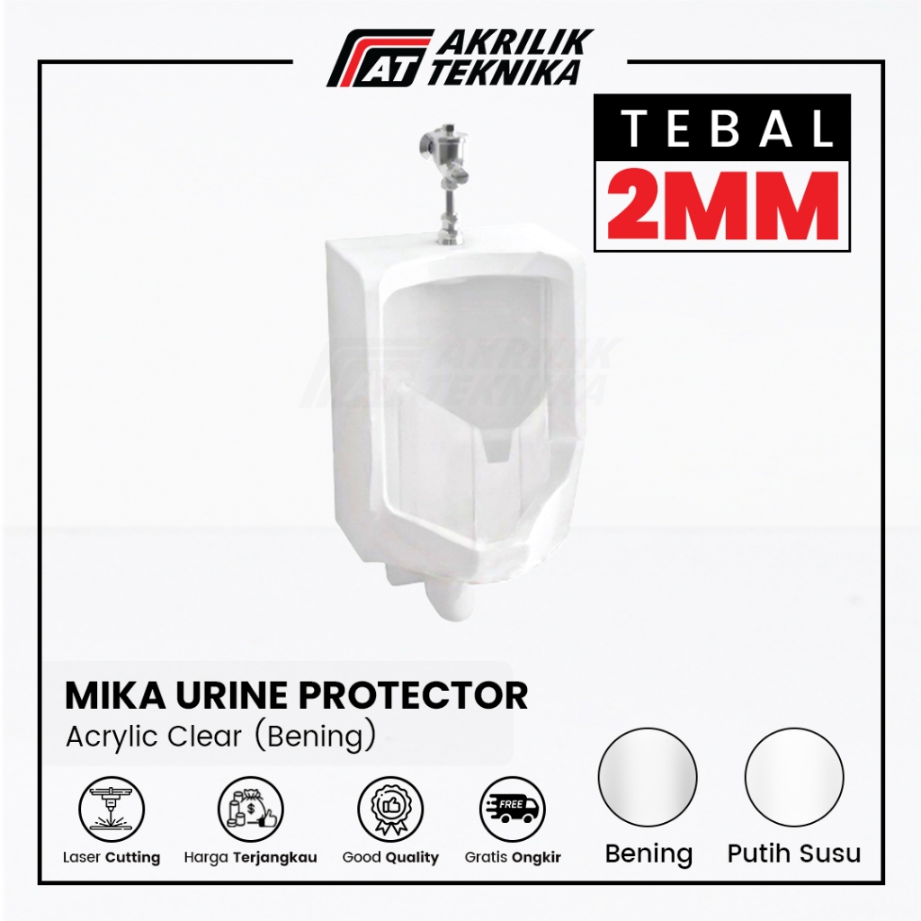 Jual Mika Urine Sekat Toilet Toto U57 dan U57m Urinoir Kloset Protector ...