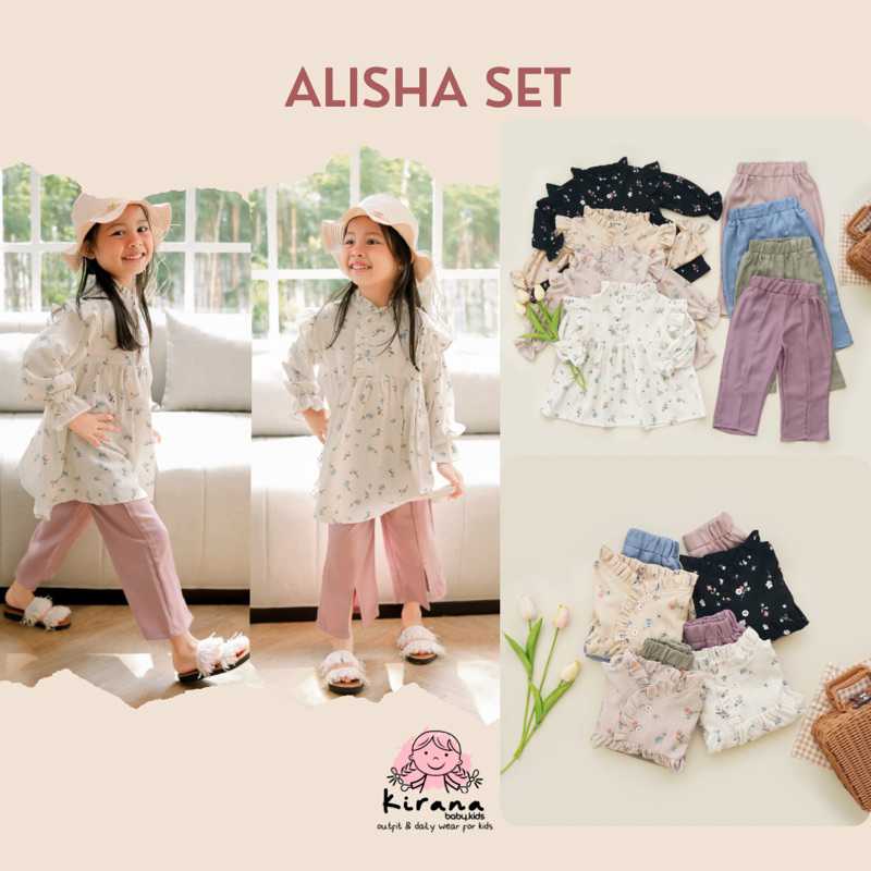 Jual ALISHA SET / ALISHA FLOWER SET | Shopee Indonesia