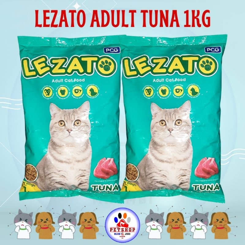 Jual LEZATO ADULT CAT FOOD 1 KG FRESHPACK | Shopee Indonesia