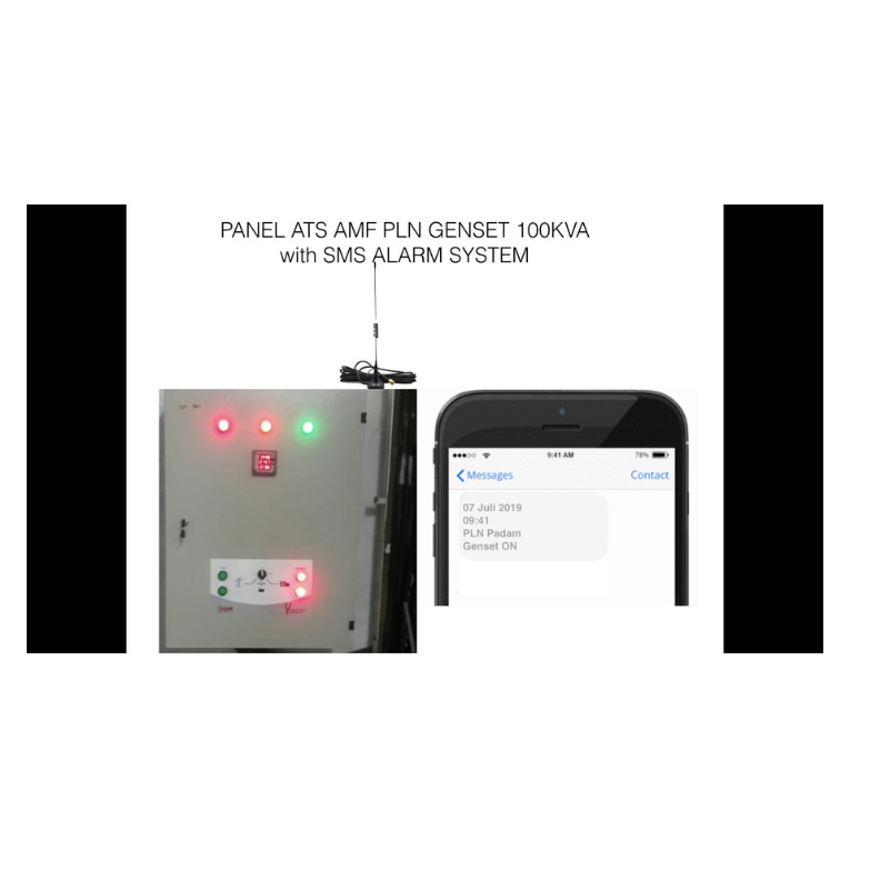 Jual PANEL ATS AMF 100KVA 4POLE WITH SMS ALARM SYSTEM | Shopee Indonesia