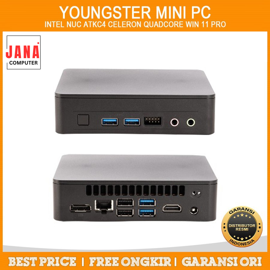 Jual MINI PC Intel NUC 11ATKC4 WIN 11 Celeron N5105 Quadcore Resmi 3 ...