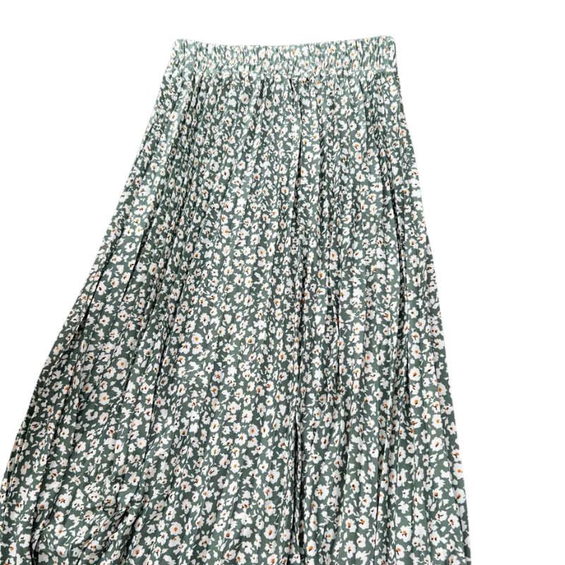 Jual Rok Motif Korean Look - Rok Plisket Motif Premium Tebal - Pleated ...