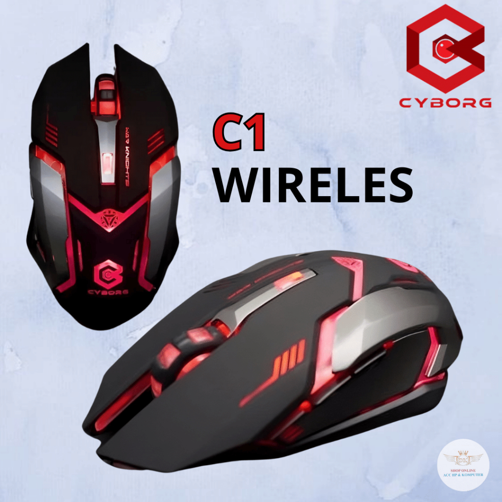 Jual Mouse Gaming Wireless Cyborg C1 Original Termurah | Shopee Indonesia