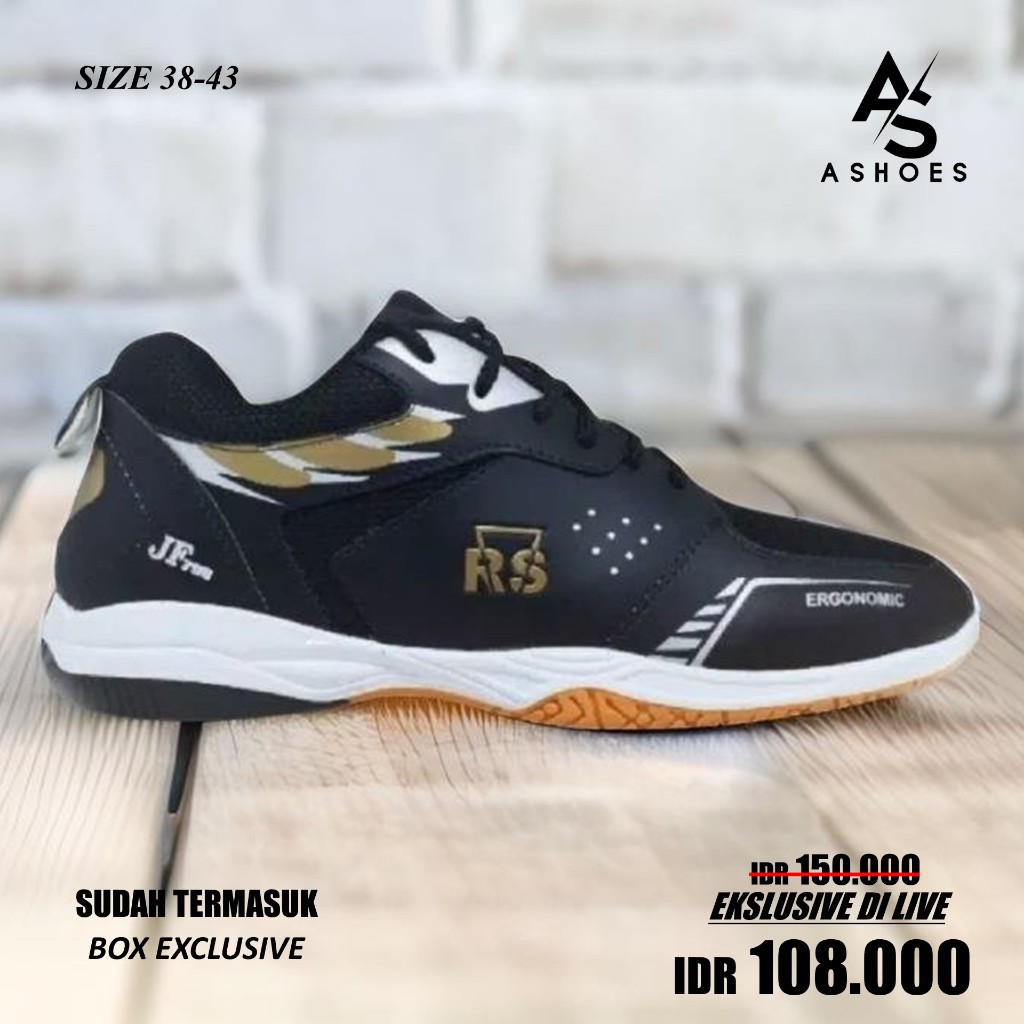 Jual Sepatu Badminton RS Olahraga Pria Bulutangkis Wanita Volly Voli ...