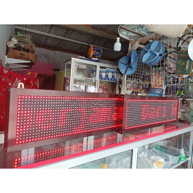 Jual PROMO !!! RUNNING TEXT/ TULISAN BERJALAN BERBAGAI MACAM UKURAN ...