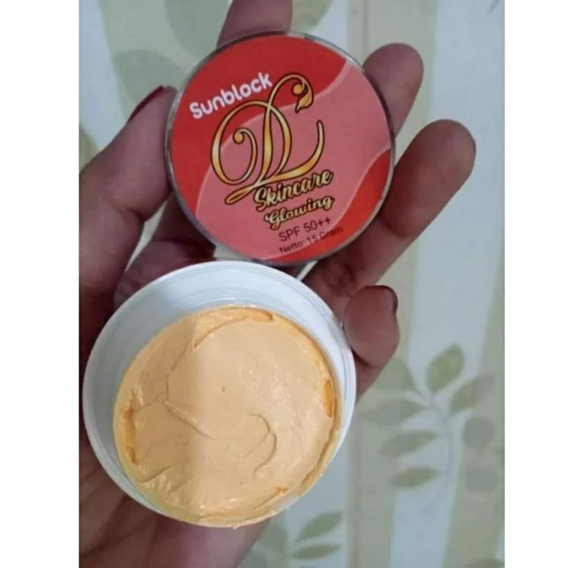 Jual SUN BLOCK DL SKINCARE SPF 50++SUNBLOK GLOWING WAJAH VIRAL | Shopee ...