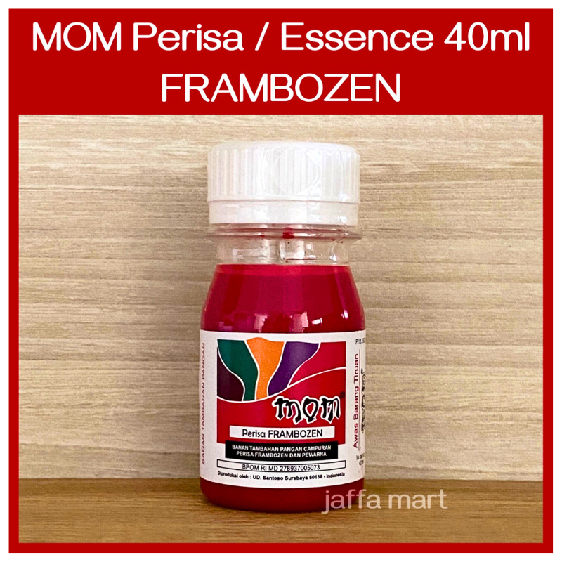 Jual Perisa / Essence MOM 40ML rasa FRAMBOZEN untuk ES / Minuman / KUE ...