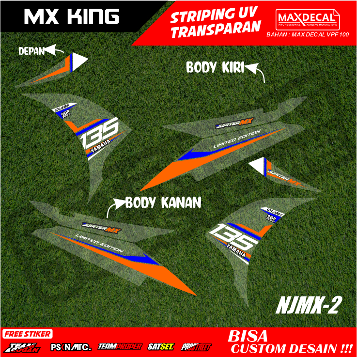 Jual striping mx new 135 transparan new jupiter mx njmx racing ...