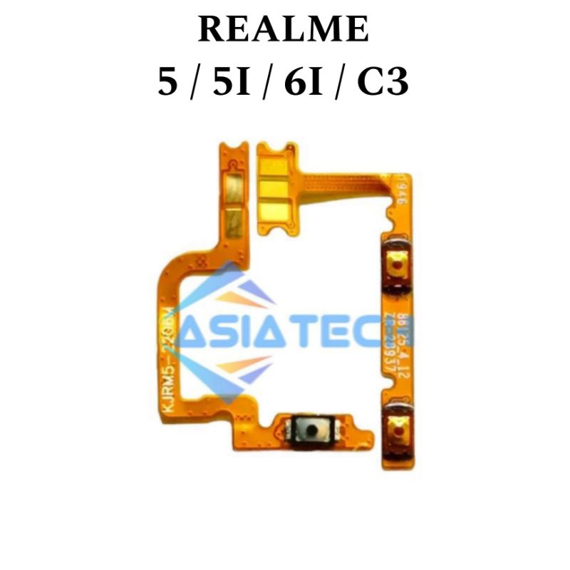 Jual FLEXIBLE ON/OFF+VOL REALME 5/ 5i/ 6i/ C3 FLEXIBEL POWER ON OFF VOLUME RELMI TOMBOL DALAM ...