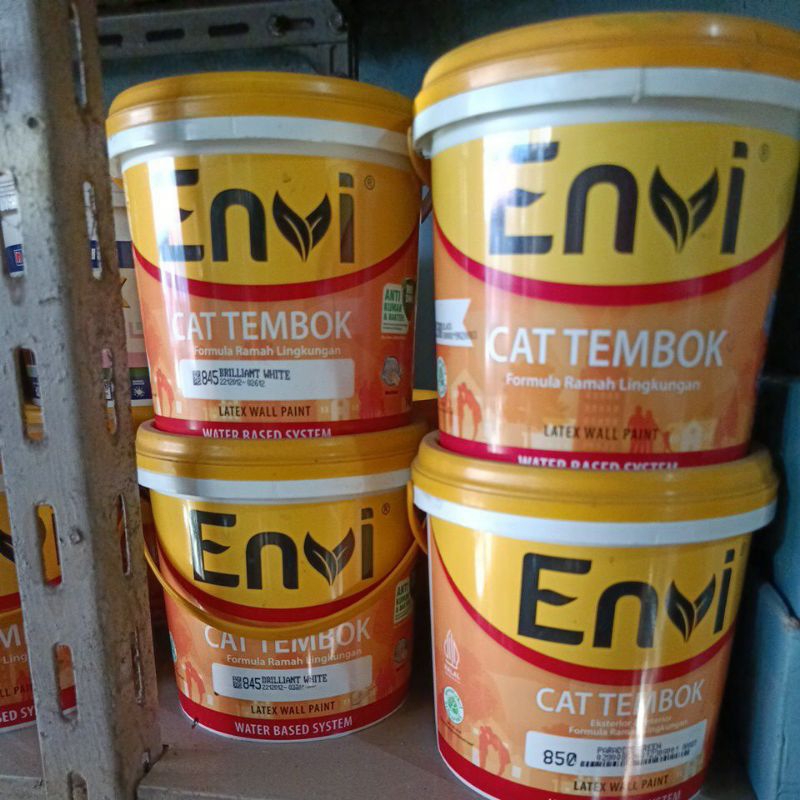 Jual envi cat tembok 1kg | Shopee Indonesia