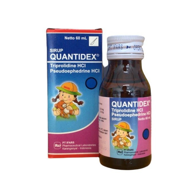 Jual QUANTIDEX SYRUP 60 ML ALERGI OBAT PILEK UNTUK ANAK & DEWASA ...