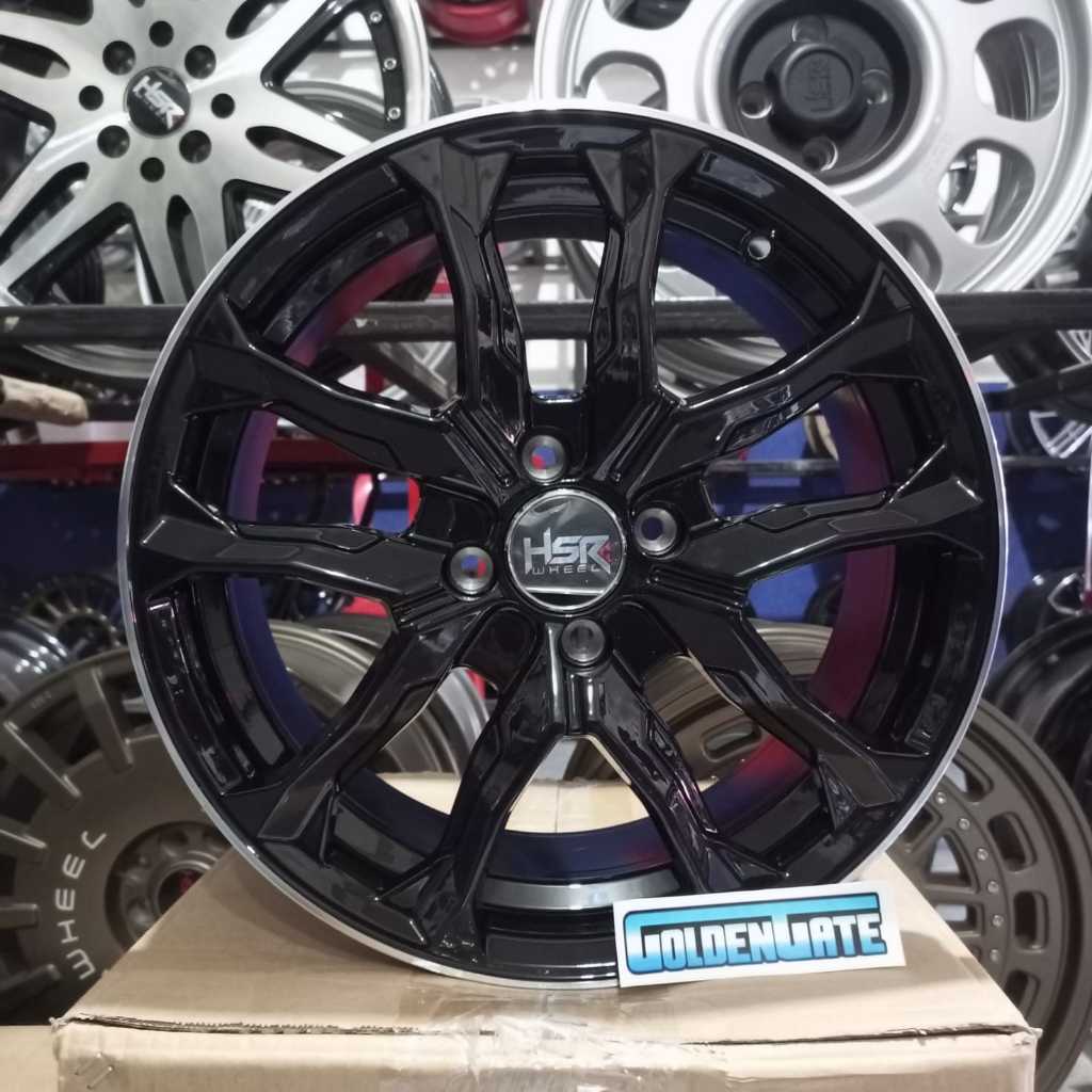 Jual Pelek mobil racing Ring 16 type HSR Wangon R16X7 Bml baut 4x100 ...
