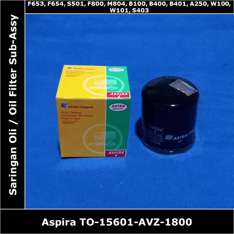 Jual Filter Oli Daihatsu Ayla Gen 2 1000 cc 1KR A350 2023 Aspira TO ...