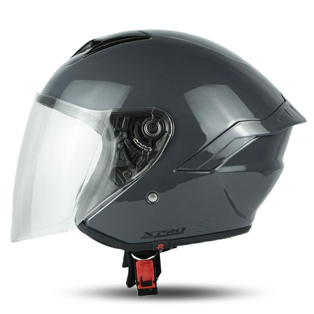 Jual HELM HALF FACE MERK R-SIX XPRO SERIES / HNL POLOS WARNA SOLID ...