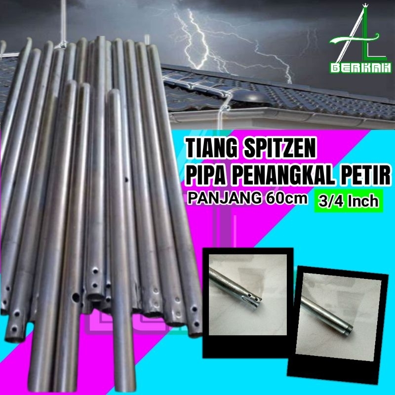 Jual Tiang Pipa Penangkal Anti Petir Untuk Rumah Tiang Pipa Tombak ...