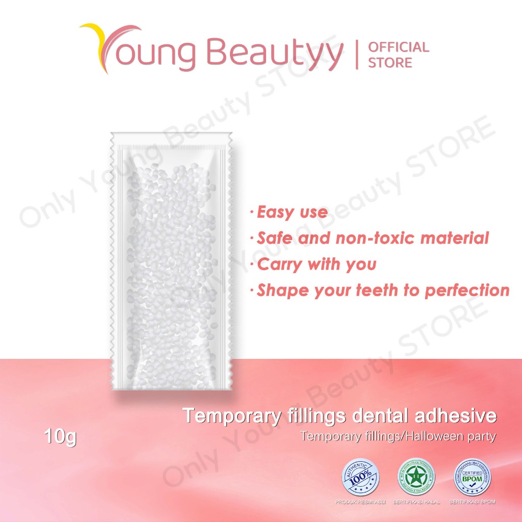 Jual Temporary Tooth Repair Kit Teeth And Gaps Falseteeth Solid Glue ...