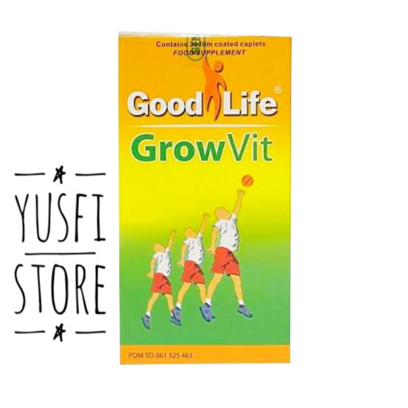 Jual Good Life Grow Vit Growvit Vitamin Pertumbuhan Peninggi Badan High ...