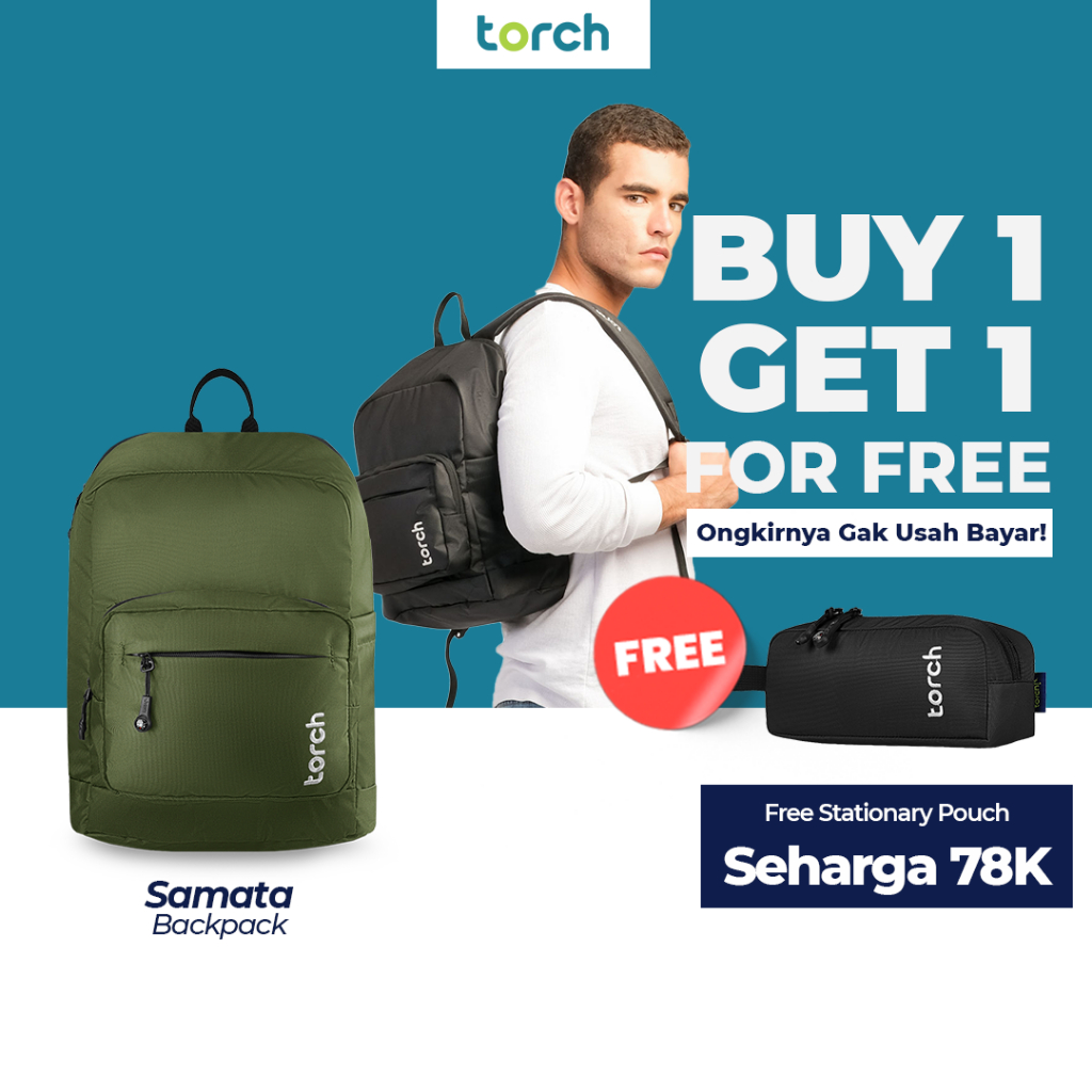Jual TORCH Samata Backpack Tas Ransel Laptop Sekolah Kerja Kuliah Traveling Pria Wanita Flexible ...