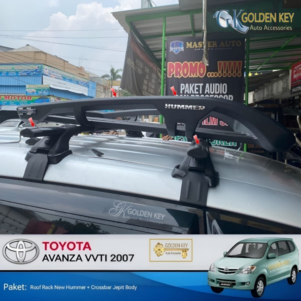 Jual PAKET Avanza VVTI 2007 Roof Rack New Hummer TRD Sportivo ...