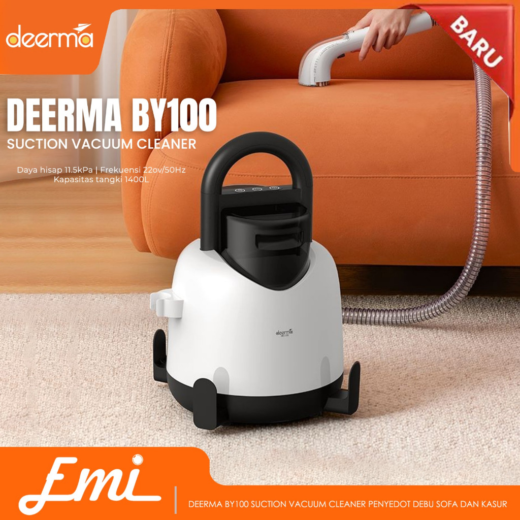 Jual Deerma BY100 Suction Vacuum Cleaner IPX4 Sofa dan Kasur 11.5kPa ...