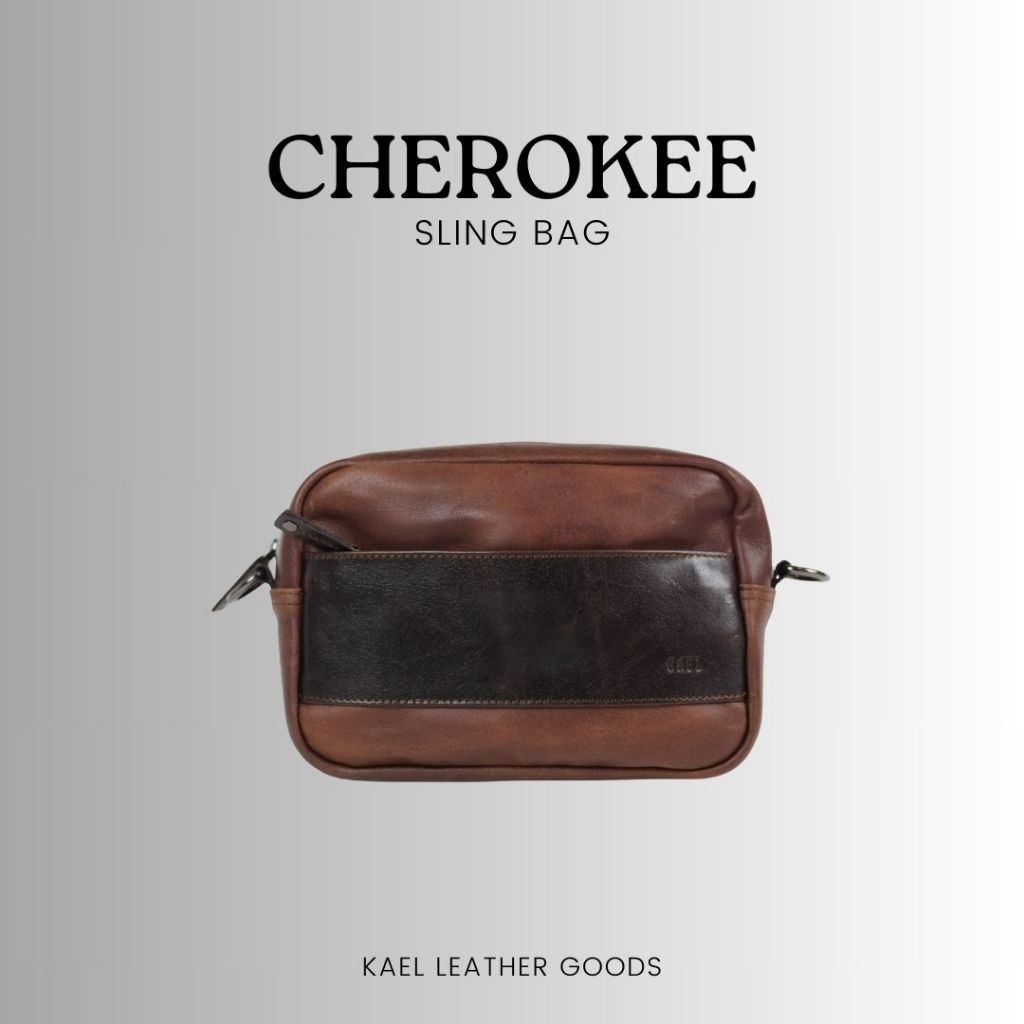 Jual POUCH/CLUTCH/HANDBAG Kulit Asli - Cherokee Slingbag Series - By ...