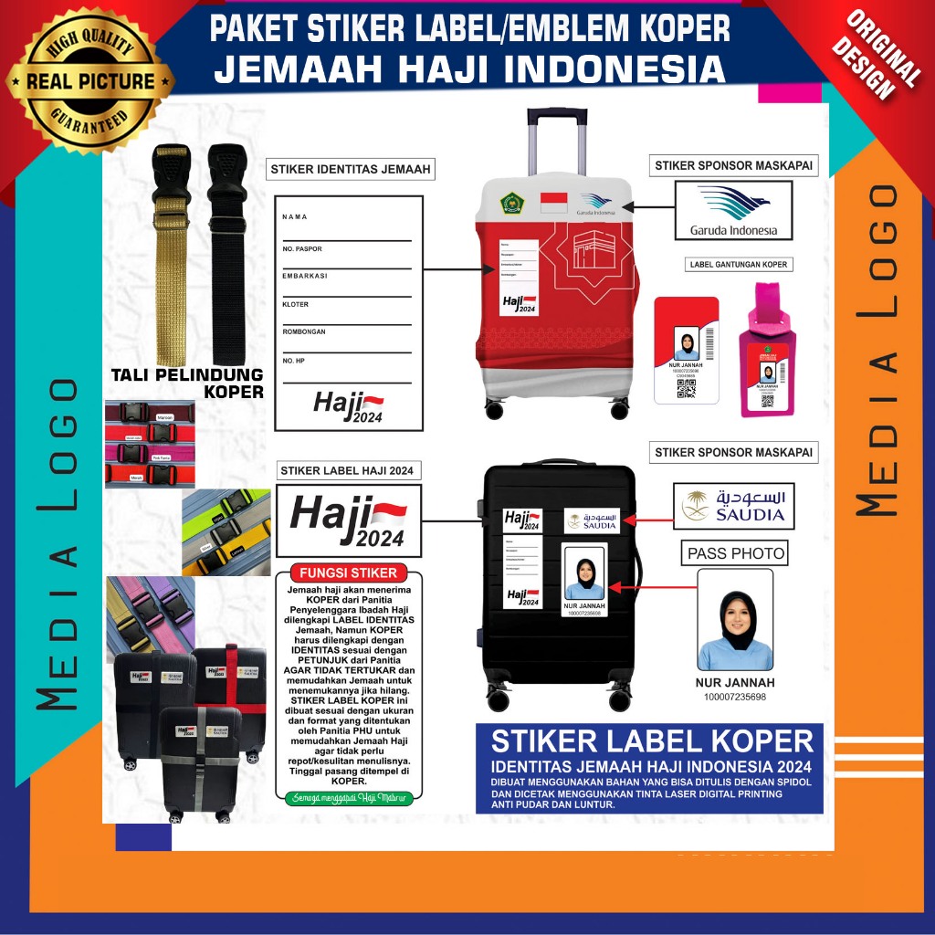 Jual STIKER LABEL KOPER & TAS JEMAAH HAJI dan UMROH | Shopee Indonesia