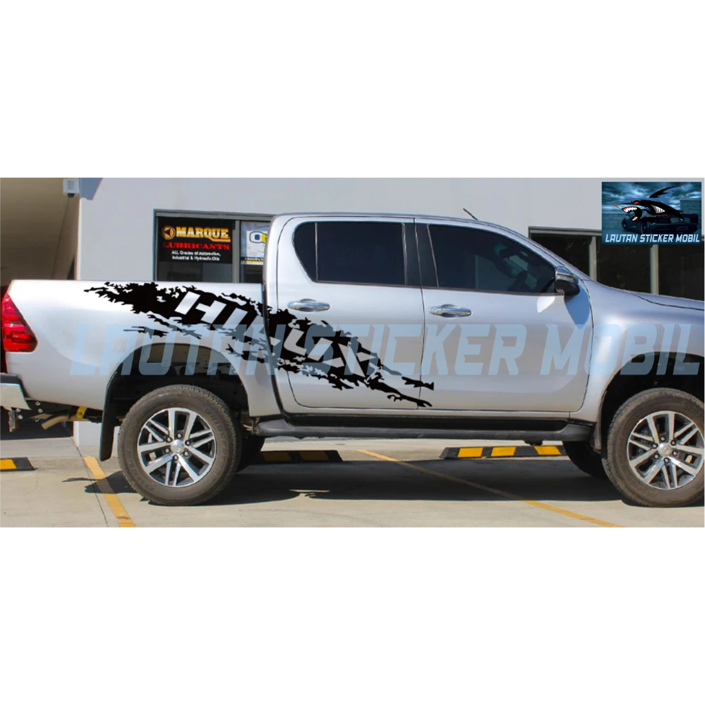 Jual cutting sticker mobil hilux stiker sticker list mobil toyota hilux ...