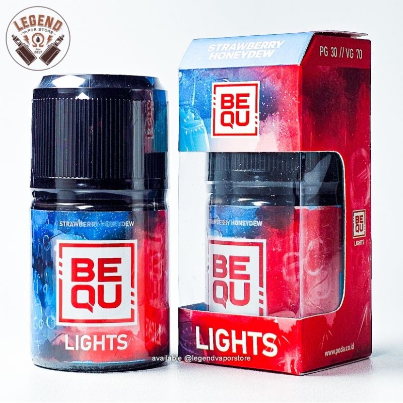 Jual FREEBASE - LIQUID BEQU LIGHTS Strawberry Honeydew 60ML 3MG ...