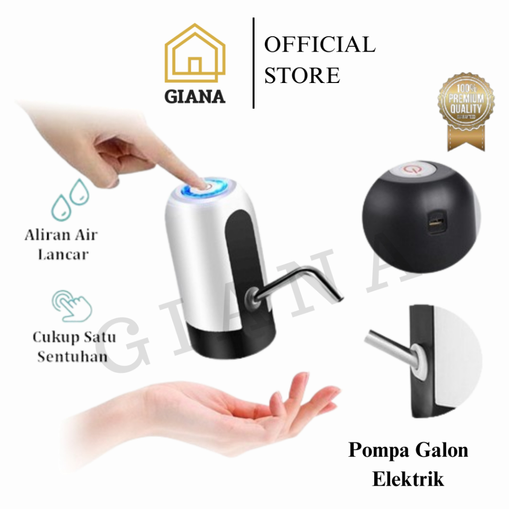 Jual GIA Pompa Galon Elektrik Recharge Dispenser Air Galon Charge ...