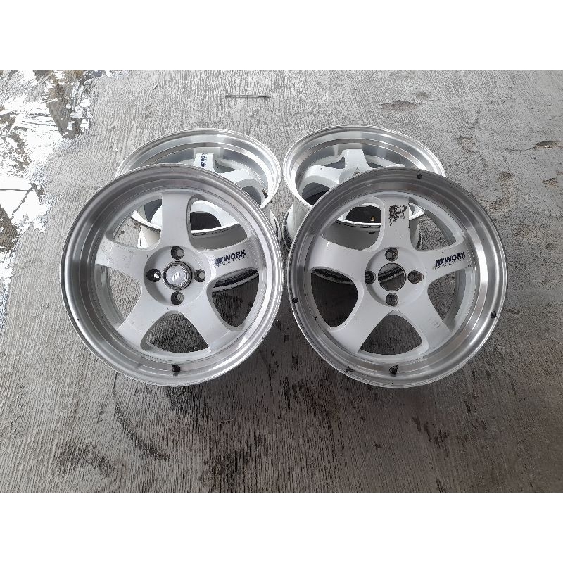 Jual Velg Seken Resing Work Meister Ring 17 pcd 4X100 Velg Aja | Shopee ...