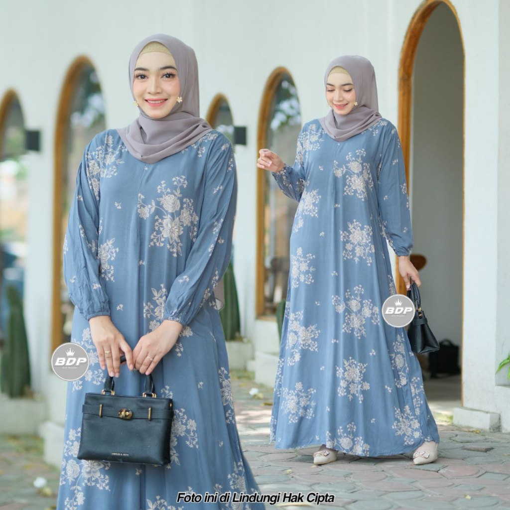 Jual Daster gamis rayon premium busui - Gamis Daster busui - Gamis kekinian - homeydress rayon ...