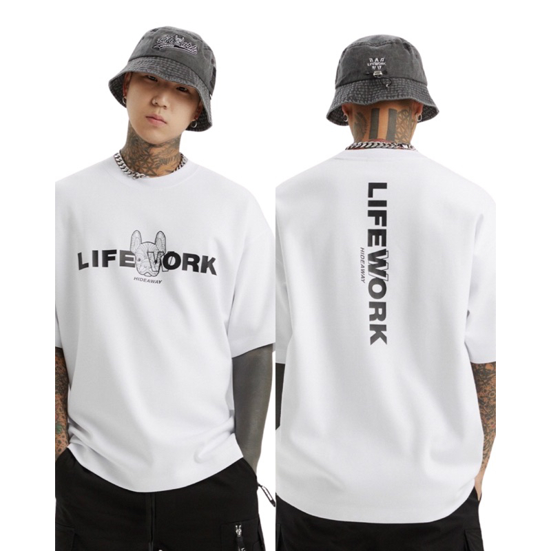 Jual LIFEWORK Oversized Short Sleeve T-Shirt | Shopee Indonesia